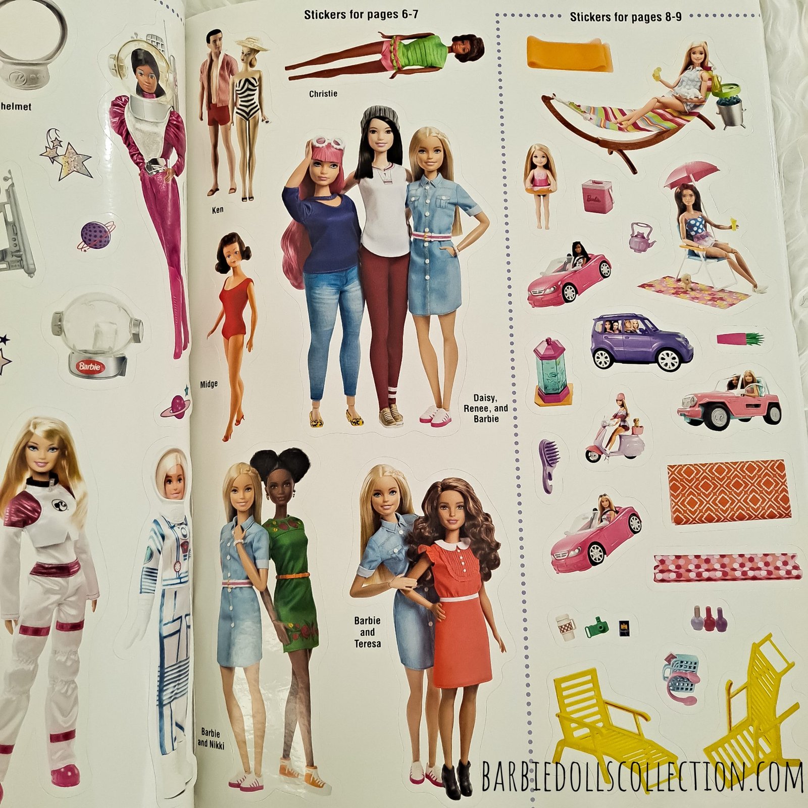 Barbie Super Sticker Book – Barbie Dolls Collection