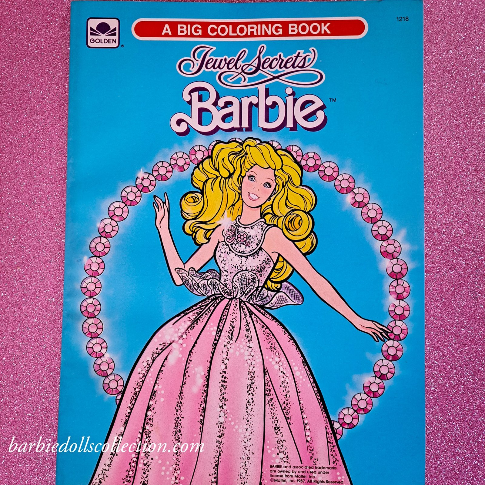 Jewel Secrets Barbie Coloring Book – Barbie Dolls Collection