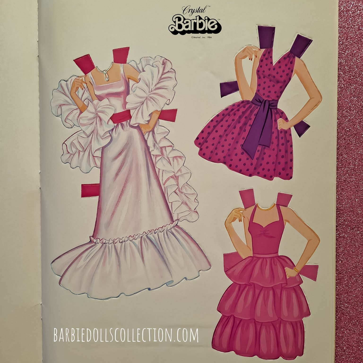 Crystal Barbie Paper Doll – Barbie Dolls Collection