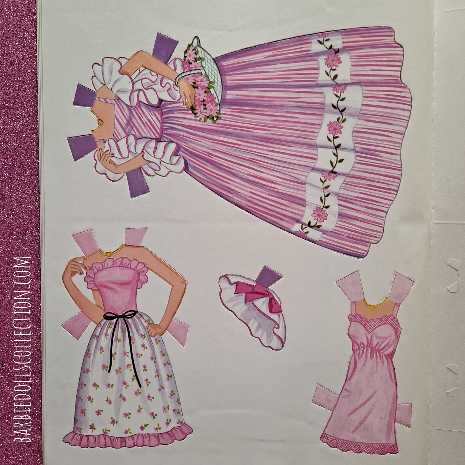 Crystal Barbie Paper Doll – Barbie Dolls Collection