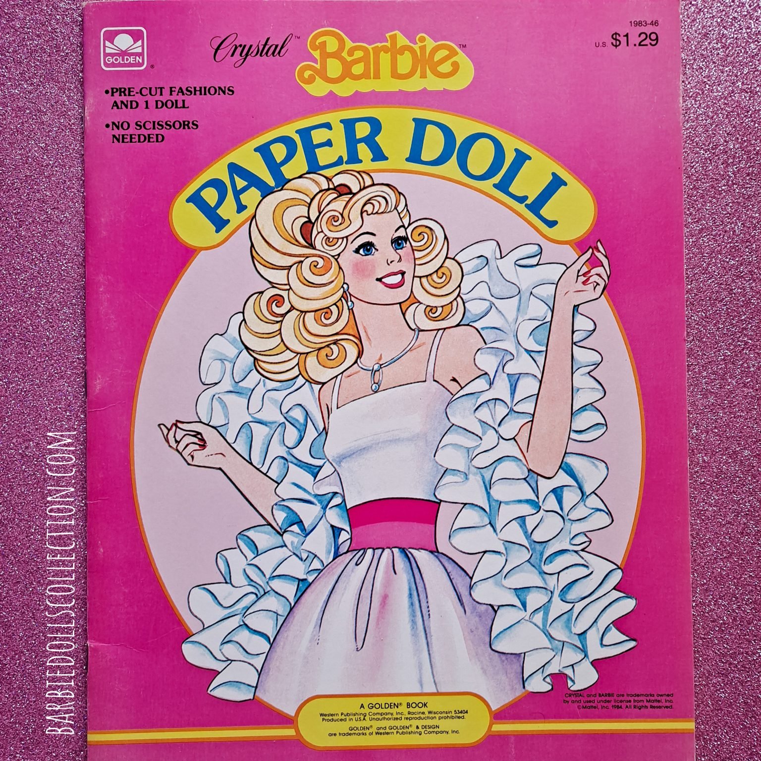 Crystal Barbie Paper Doll – Barbie Dolls Collection