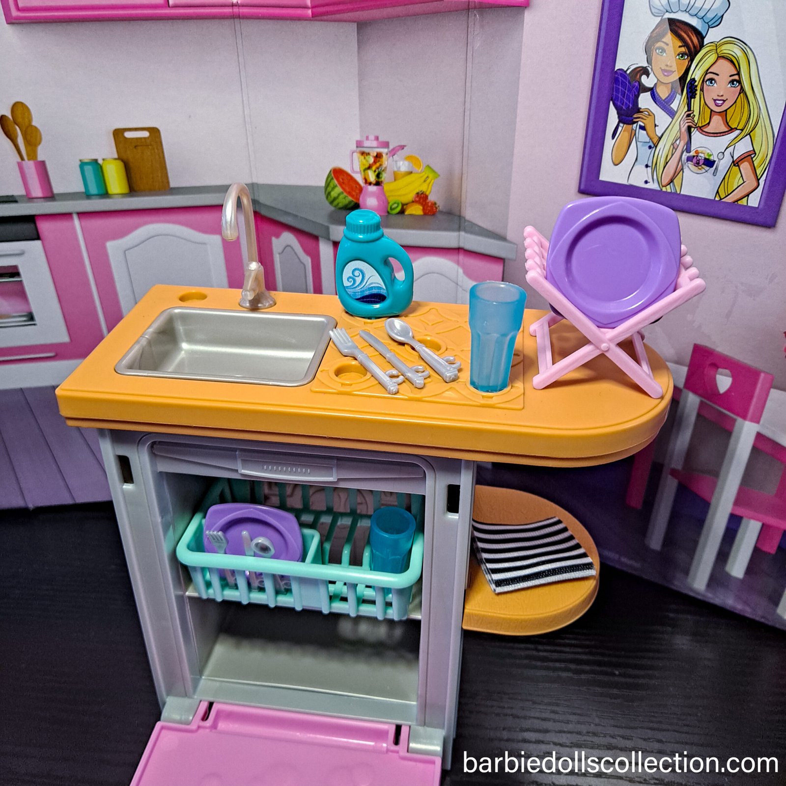 Barbie Dishwasher Playset – Barbie Dolls Collection