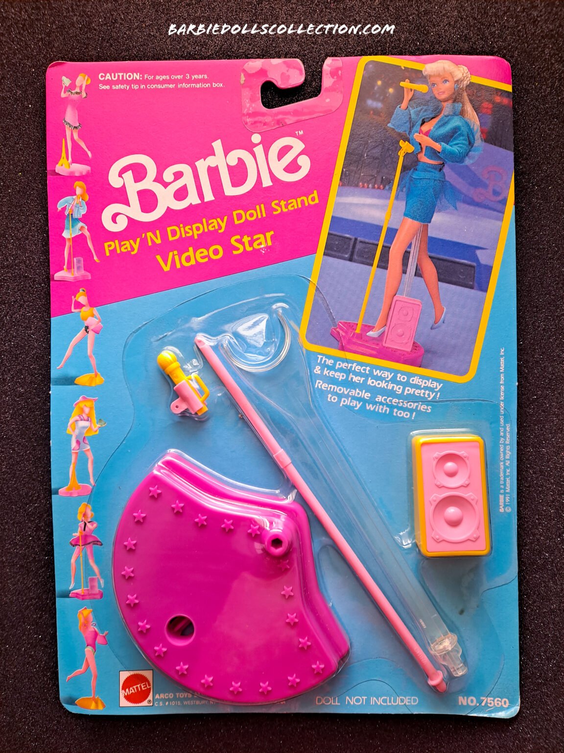 Barbie Play ‘N Display Doll Stand Video Star – Barbie Dolls Collection