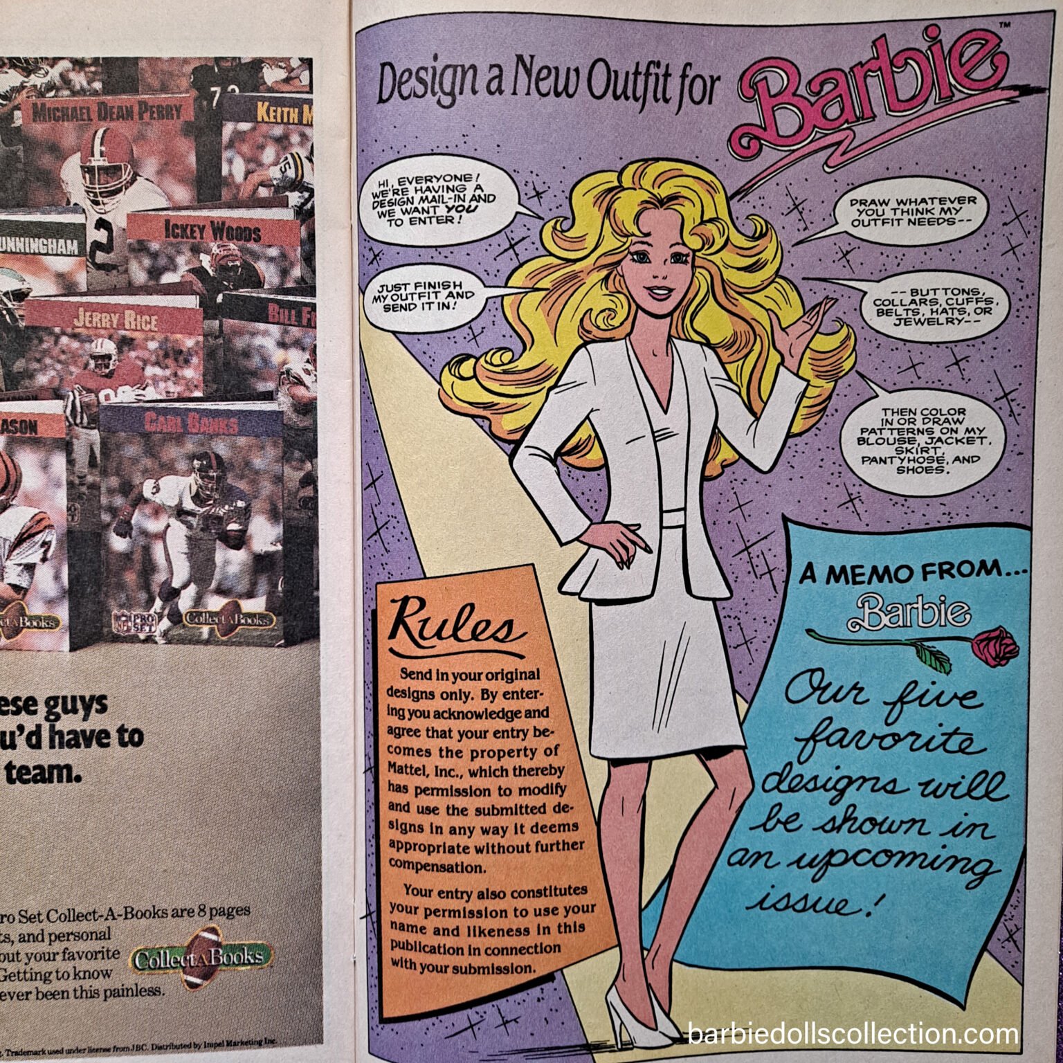 First Issue of Barbie Fashion Comics 1991 – Barbie Dolls Collection