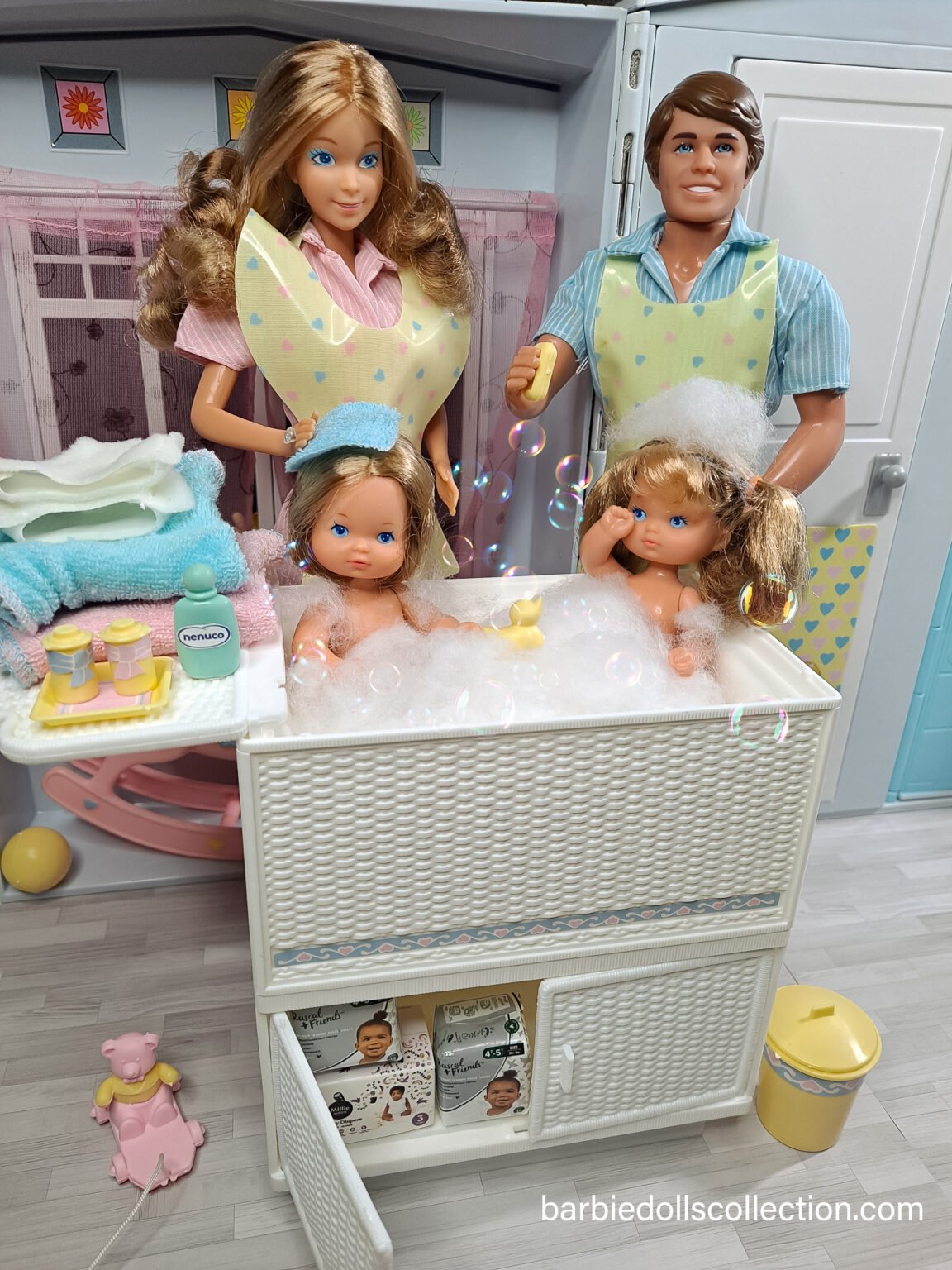 Bathtime Fun with The Heart Family – Barbie Dolls Collection