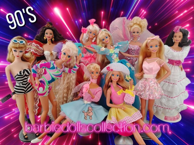Top 10 Most Iconic 90’s Barbie Dolls from My Collection